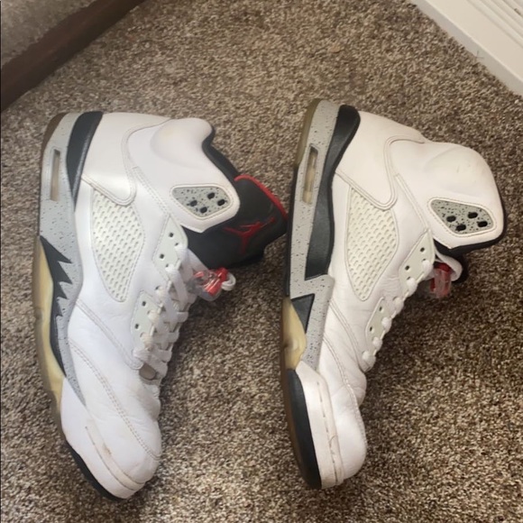 Jordan | Shoes | Retro White Cement 5s | Poshmark